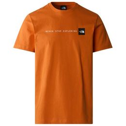 The North Face - S/S Never Stop Exploring Tee - T-Shirt Gr S rot