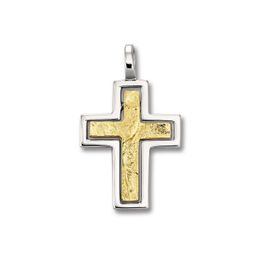 ONE ELEMENT Kettenanhänger Kreuz Anhänger aus 925 Silber, Damen Silber Schmuck, silberfarben