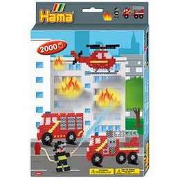 Hama® Bügelperlen Set Feuerwehr mehrfarbig