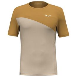 Salewa - Puez Sporty Dry T-Shirt - Funktionsshirt Gr 46 beige