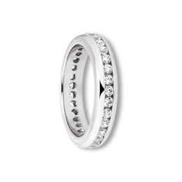 ONE ELEMENT Silberring Zirkonia Ring aus 925 Silber, Damen Silber Schmuck, silberfarben