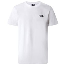 The North Face - S/S Simple Dome Tee - T-Shirt Gr S weiß