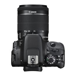 Spiegelreflexkamera - Canon EOS 100D Schwarz + Objektivö Canon EF-S 18-55mm f/4-5.6 IS STM