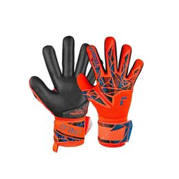 Reusch Torwarthandschuhe Attrakt Silver NC mit Negative Cut, blau|orange