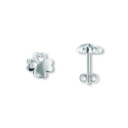 ONE ELEMENT Paar Ohrstecker Zirkonia Blume Ohrringe Ohrstecker aus 925 Silber, Damen Silber Schmuck Blume, silberfarben