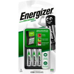 Energizer MAXI CHARGER Batterie-Ladegerät (300 mA), schwarz