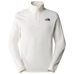 The North Face - 100 Glacier 1/4 Zip - Fleecepullover Gr XS weiß/grau