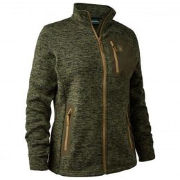Deerhunter - Women's Sarek Knitted Jacket - Fleecejacke Gr 36 oliv