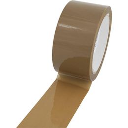 ratioform PP-Packband, Ausführung leise, VE 36 Rollen, braun, Bandbreite 50 mm