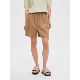 Selected Femme Shorts in Hellbraun - 36