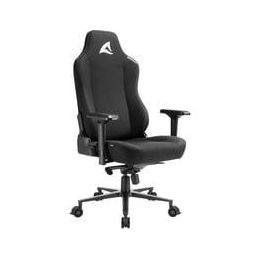 Sharkoon SKILLER SGS40 Fabric, Gaming-Stuhl schwarz Material: Stoff, Gestell aus Stahl Max. Tragfähigkeit: 150 kg Armlehne: 4D Sitzhöhe: 51,5 - 59 cm