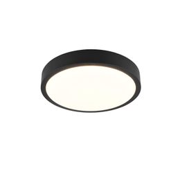 Trio ISEO Deckenleuchte LED Schwarz, 1-flammig