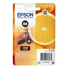 Epson Original Epson 33 Photo schwarz (C13T33414012 C13T33414022) Tintenpatrone
