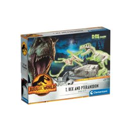 Clementoni® Experimentierkasten Jurassic World 3 Ausgrabungs Set T Rex & Pteranodon