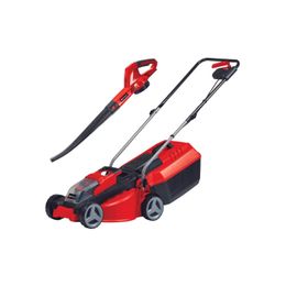 Einhell Akkurasenmäher Rasenmäher-Laubbläser-Set GE-CM 3018 Li CL