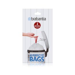 Brabantia Müllbeutel Brabantia Müllbeutel mit Zugband 40 Einzelbeutel J 20-25 L (1er Pack)