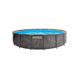 Intex Pool Premium Frame Pool Set Prism Greywood