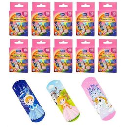 FIGO Wundpflaster 100x Kleine Prinzessin Pflaster-Strips (10 Packungen) (Set