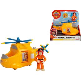 Simba Spielzeug-Feuerwehr Spielfahrzeug Helikopter Feuerwehrmann Sam Junior Wallaby 2 109252582