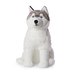 WWF - Pl&uuml;schtier - Husky (sitzend, 70cm) lebensecht Kuscheltier Stofftier Pl&uuml;schfigur