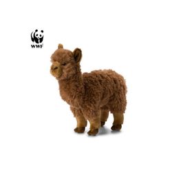 WWF Plüschtier Alpaka (31cm, braun) lebensecht Kuscheltier Stofftier Alpaca Kamel Südamerika