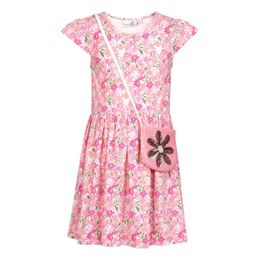 happy girls A-Linien-Kleid happy girls® Mädchen Jersey Kleid mit Pailetten-Tasche