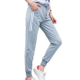 Opspring Jogginghose Damen Sporthose Lang Yoga Hosen Freizeithose Baumwolle Laufhosen