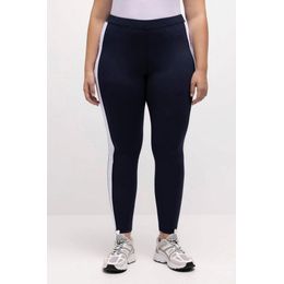 Ulla Popken Lederimitathose Thermo-Funktionsleggings schnelltrocknend recycelt