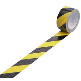 ratioform PVC-Warnband, schwarz / gelb, VE 6 Rollen, Bandbreite 50 mm
