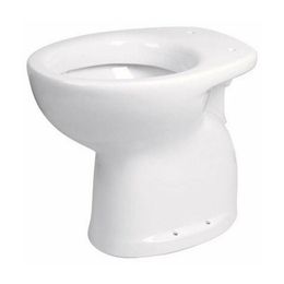Behindertengerechtes, bodenstehendes wc aus weißer Keramik der Serie easy mit Wandanschluss Idral 10215 Weiß - Keramik
