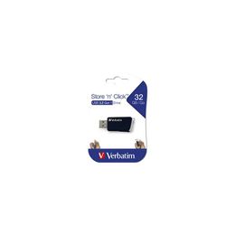 USB-Stick 32GB Verbatim 3.2 Store'n Click Gen1 Black extern retail (49307)