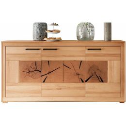 Sideboard mit 3 Türen Kernbuche massiv - 171 cm - LUIS - Die Möbelfundgrube