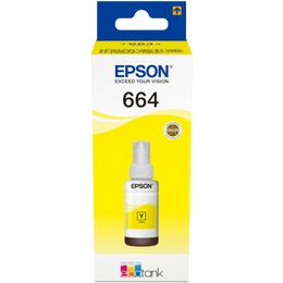 664 Original Tintenbehälter Gelb für EcoTank 70ml 7.500 Seiten T6644 (C13T664440) - Epson
