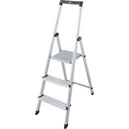 Krause Stufen-Stehleiter, mit Sicherheitsplattform, 3 Stufen