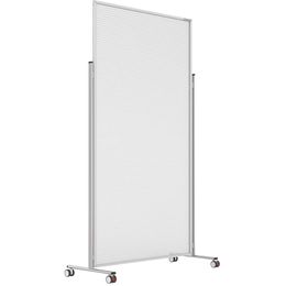 MAGNETOPLAN Raumteiler EVOLUTION, inkl. Rollen, HxBxT 2080 x 1200 x 470 mm