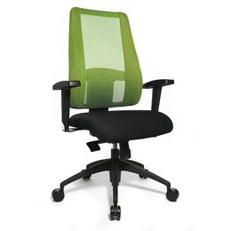 Topstar Bürostuhl LADY SITNESS DELUXE, beweglich mit 7 Zonen, schwarz / grün