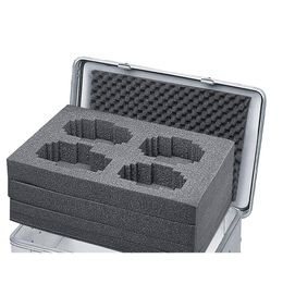 Zarges Würfelschaum-Set, passend für Box mit 27, 42, 60 oder 73 l Inhalt, Höhe 220 mm