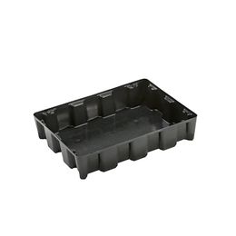 CEMO PE-Kleingebinde-Palettenwanne, 60 l Auffangvolumen, ohne Rost