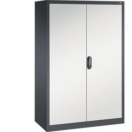 C+P ACURADO Universalschrank, BxT 1200 x 600 mm, schwarzgrau / lichtgrau
