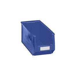 Mauser Sichtlagerkasten aus Polyethylen, LxBxH 350 x 210 x 200 mm, blau, VE 10 Stk