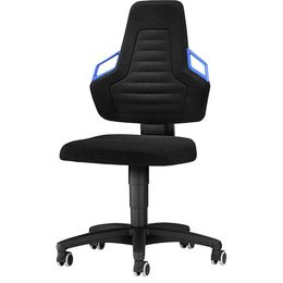 bimos Arbeitsdrehstuhl, mit Handgriff, mit Rollen, Textil