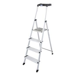 Krause Alu-Stufenstehleiter, mit MultiGrip-System, 4 Stufen