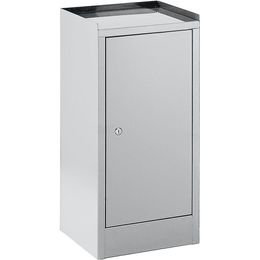 eurokraft basic Werkzeugschrank, mit 1 Schublade, 2 Fachböden, HxBxT 750 x 350 x 350 mm, lichtgrau RAL 7035