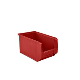 Mauser Sichtlagerkasten aus Polyethylen, LxBxH 240 x 150 x 130 mm, rot, VE 25 Stk