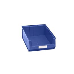 Mauser Sichtlagerkasten aus Polyethylen, LxBxH 500 x 310 x 140 mm, blau, VE 14 Stk