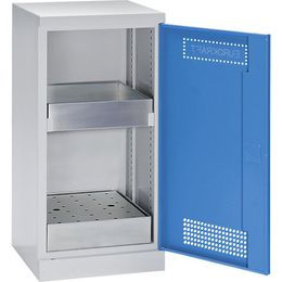 eurokraft pro Umweltschrank, Beistellschrank, 2 Wannenboden, HxBxT 1000 x 500 x 500 mm