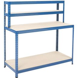 Arbeitsstation mit 4 Etagen, mit 4 Ebenen, Breite 1400 mm kaiserkraft