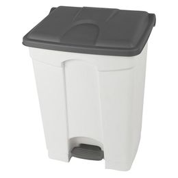 Probbax Treteimer, Volumen 70 l, BxHxT 505 x 675 x 415 mm, weiß, Deckel grau