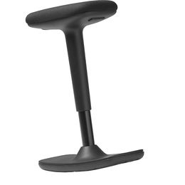 Dauphin Sitz-/Stehhocker TO-SWIFT, höhenverstellbar 500 - 750 mm, schwarz