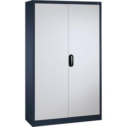 C+P ACURADO Universalschrank, BxT 1200 x 500 mm, schwarzgrau / weißalu